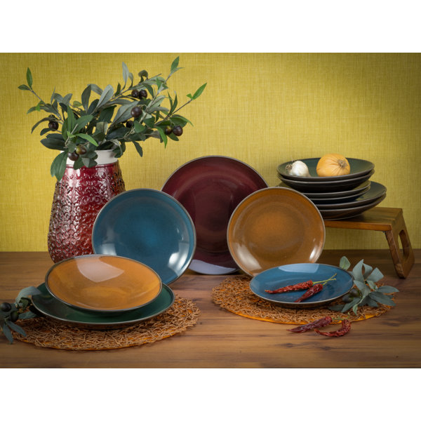 Creatable Marrakesch Stoneware Dinnerware - Set of 12 | Wayfair.co.uk